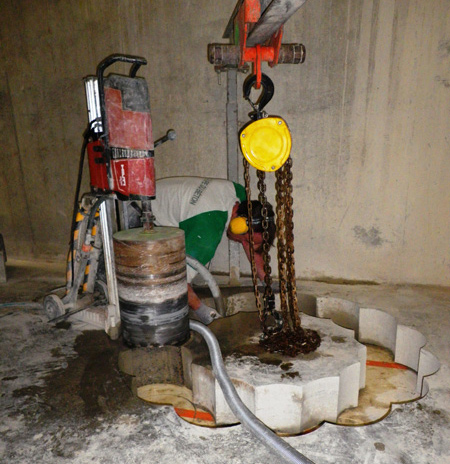 Carottage Beton Rennes Grand Ouest Percement Cylindrique Carotteur Sur ...